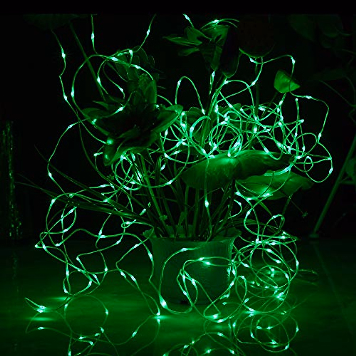 YESTORY 66Ft Plug in LED String Lights for Party Holiday Wedding Christmas Decoration
