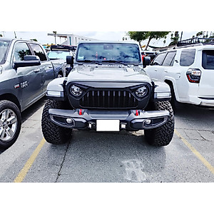 iJDMTOY Universal Fit License Plate Frame Mount 3-Inch LED Pod Fog Driving Light Kit, Include (2) 2x2 24W LED Cubic, Mounting Brackets & Relay Wiring Kit