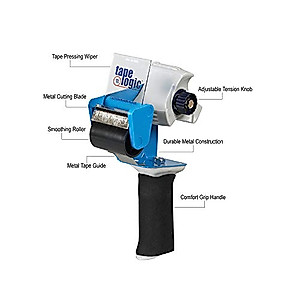 Ship Now Supply Tape Logic Comfort Grip Carton Sealing Tape Dispenser, 2"