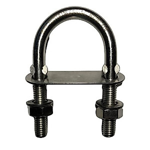 US Stainless Stainless Steel 316 UBolt M10 (3/8") by 90mm Marine Grade