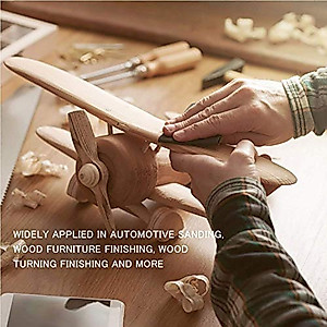 HSYMQ 24PCS Sand Paper Variety Pack Sandpaper 12 Grits Assorted for Wood Metal Sanding, Wet Dry Sandpaper 120/150/180/240/320/400/600/800/1000/1500/2500/3000 Grit