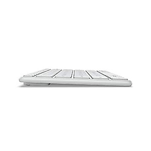 Microsoft Designer Compact Keyboard - Glacier. Standalone Wireless Bluetooth Keyboard. Compatible with Bluetooth Enabled PCs/Mac