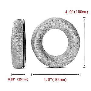 Upgrade Velvet Replacement Ear Cushion Earpads Compatible with beyerdynamic DT990/DT990 PRO / DT880 / DT770/PRO Headphones Memory Foam Ear Pads