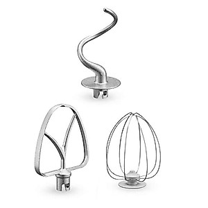 Geek Chef 4.8 Qt Stainless Steel Bowl 12 Speed Tilt-Neck Kitchen Countertop Baking Food Stand Mixer with Beater Paddle, Dough Hook, and Whisk, Gray