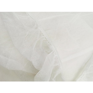 ZMDREAM Pack of 20 Disposable Fitted Massage Table Sheets Bed Covers with Elastic 82 x 35 inches White