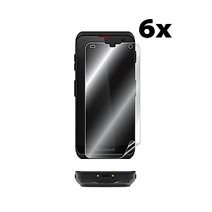 IPG Compatible with Honeywell ScanPal EDA52 - EDA60K - EDA61K Handheld Computer HydroGel Screen Protector 6 UNITS Invisible Guard Free Replacement HD Clear Bubble Free Protection (EDA52 with 2 Pin)