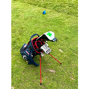 JP Lann Golf’s Lucky Irish Four Leaf Clover Celtic Shamrock Headcover for Drivers – Easy on-off Magnetic Closure - Premium Leather – Fits 460cc Drivers