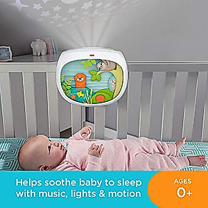 Fisher-Price Baby Sound Machine Settle & Sleep Projection Soother With Sensor And Customizable Music & Light Projection