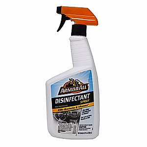 Armor All Disinfectant Spray General Cleaner Deodorizer Kills Bacteria & Viruses 32 Ounce Sprayer Bottle