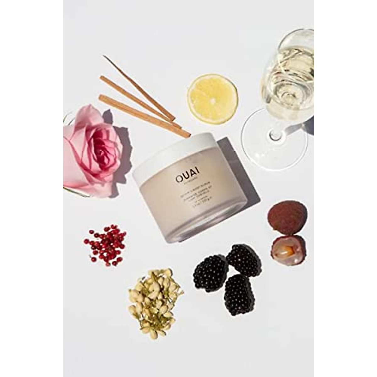 OUAI Scalp & Body Scrub. Deep-Cleansing Scrub for Hair and Skin that Removes Buildup, Exfoliates and Moisturizes. Made with Sugar and Coconut Oil. Free from Parabens, Sulfates and Phthalates (8.8 oz)