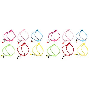 Sosoport 12pcs Fruit Style Webbing Pet Collars Dog Collars Personalized Collars Pet Supplies
