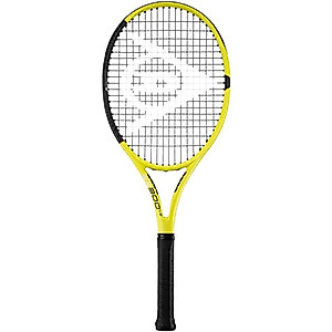 Dunlop 2022 SX300 LS Tennis Racquet (Choice of String and Tension) (4 1/8, Yonex Poly Tour Fire 17 G)