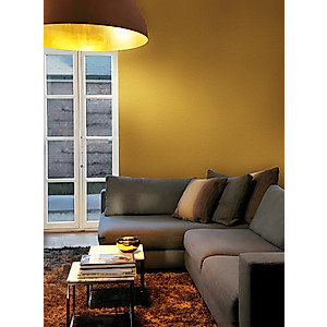 Gold Self Adhesive Contact Paper 15.7"x118" Metallic Gold Wallpaper Stick and Peel Contact Paper Kitchen Oil Proof Waterproof Backsplash Wallpaper for Countertop Cabinet Drawer Shelf Furniture Decor