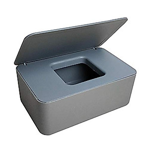 Wet Wipes Storage Box/Wipes Dispenser, Wipes Holder Container Tissue Storage Box with Lid Wipes Dispenser for Vanity, Countertops, Desk, Office, Dorm