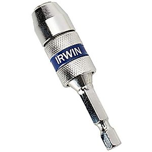 IRWIN Tools 2-1/2 Inch Speedbor Lock N' Load Quick Change Bit Holder (4935703),Silver