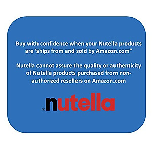 Ferrero Nutella Hazelnut Spread, Perfect Topping for Pancakes, 13 Oz Jar
