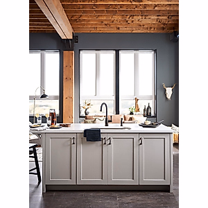 Moen Noell Mediterranean Bronze Traditional Single-Handle Standard Kitchen Faucet with Side Sprayer, 87506BRB