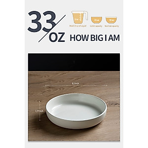 famiware Milkyway 33 oz Bowl Set, Pasta Bowls Set of 4, Salad Bowls Perfect for Your Friend for Housewarming, Thanksgiving, Christmas, Multi-color