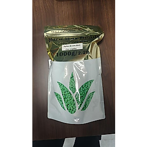 2.2LB/1000g Wax Beads, Hard Wax Beads, Hard Wax Kit for Legs, Underarm, Face, Eyebrow, Bikini, and Brazilian Hair Remover, Women and Men Hair Removal Wax Beans Include 50 Waxing Sticks By Charmonic