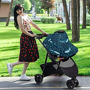 Nursing Cover Breastfeeding Scarf Underwater Humpback Whales - Baby Car Seat Covers, Stroller Cover, Carseat Canopy (2na1c)