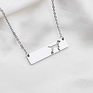 ENSIANTH Dog Lover Gift Dog Necklace Gift fot Dog Owner (German Shorthaired Pointer)