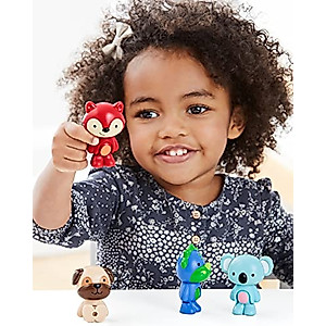 Skip Hop Zoo Crew Figurine Set, 4 Pack, Toy for Kids 2 Years and Up