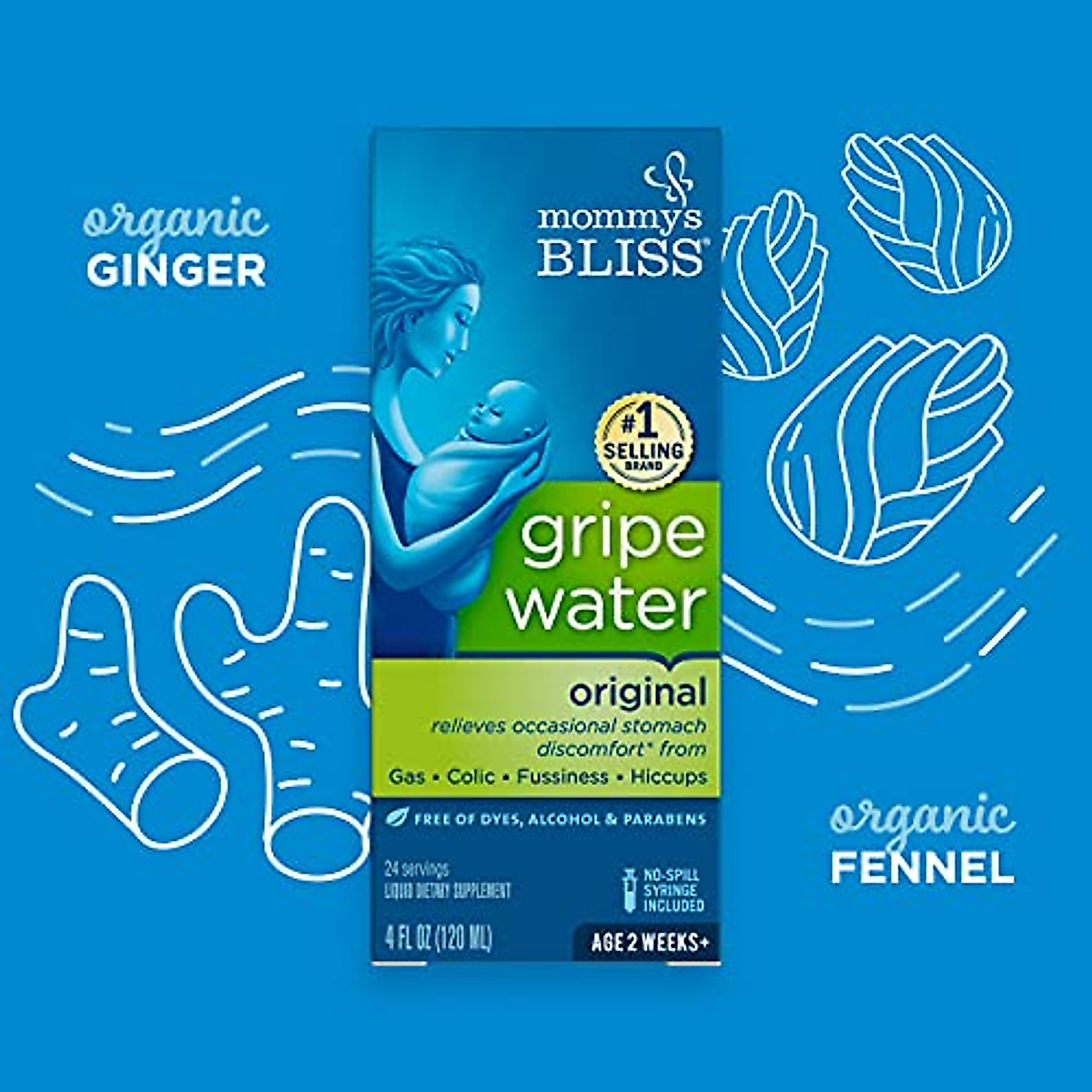 Mommy's Bliss Gripe Water, 4 Fl Oz