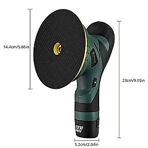 EYPINS Car Polishers and Buffer,6" Cordless Car Polisher for Car Waxing and Polishing,Rechargeable,Random Orbital DA Polisher Buffer,6-level Variable Speed,25Pcs Buffer Polisher Machine Kit