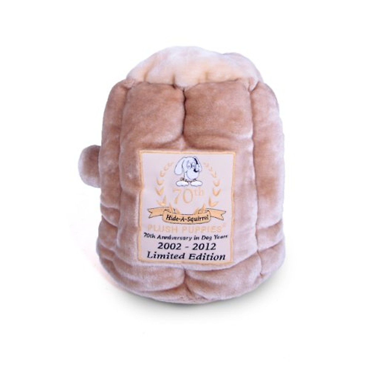 Kyjen Plush Puppies 70th Anniversary Hide-A-Squirrel, Limited Edition