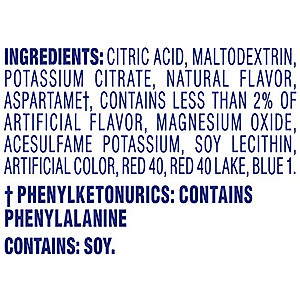 Crystal Light Sugar-Free Strawberry Orange Banana Low Calories Powdered Drink Mix, 72 Count Pitcher Packets