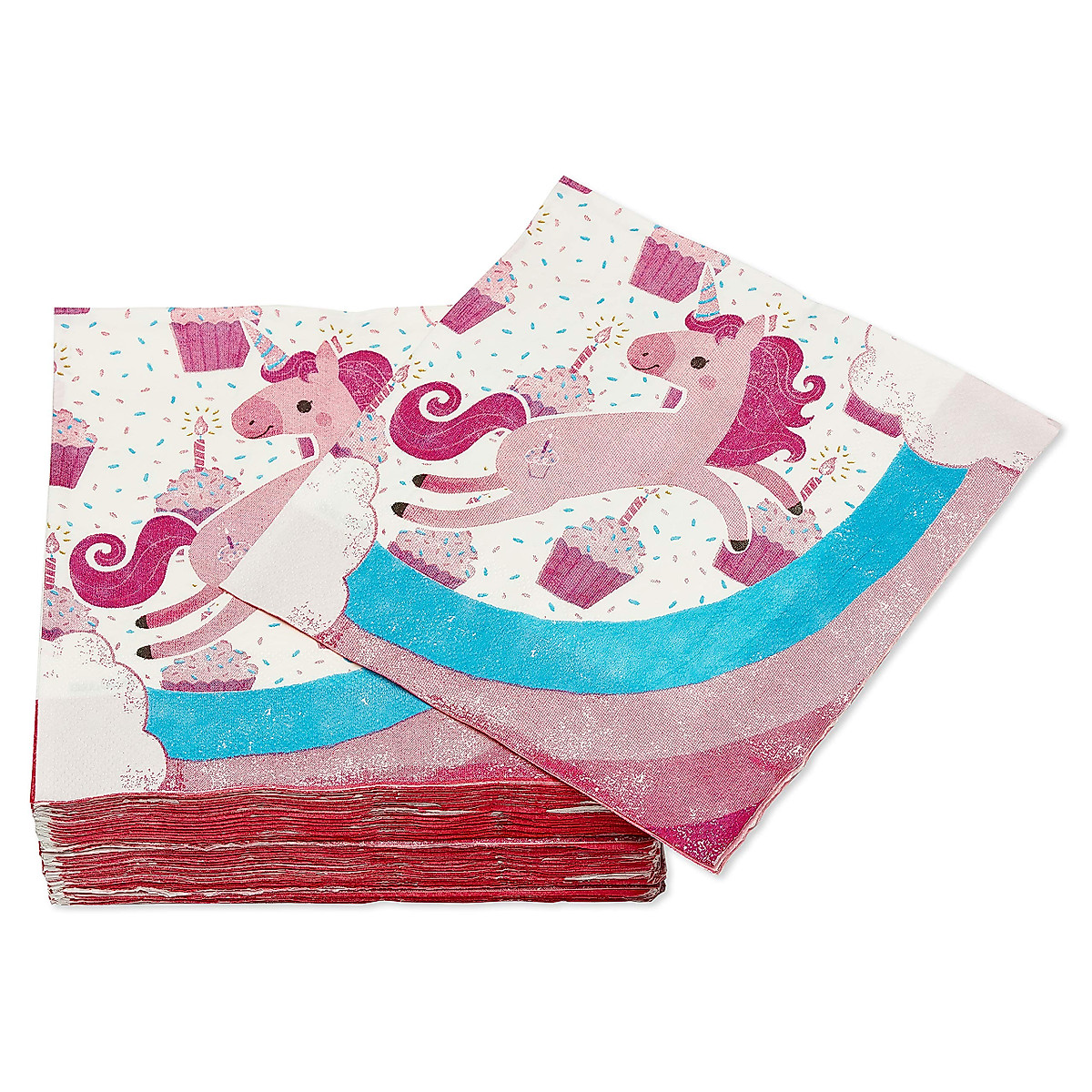 American Greetings Unicorn Party Supplies, Paper Lunch Napkins (80-Count)