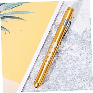 MUCKLILY Accessories Pen Torch LED Pen Rechargeable Pen Light Medical Cases Cute Props Yellow