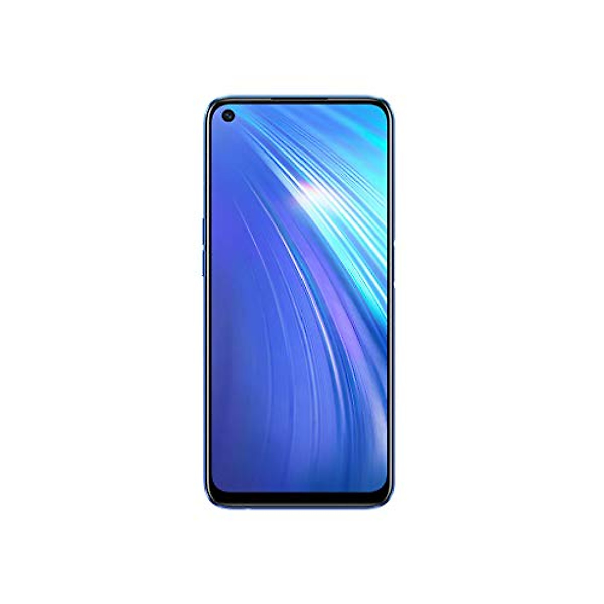 Realme 6 (64GB, 4GB) 6.5" 90Hz Display, 30W Fast Charge, MediaTek Helio G90T, GSM Unlocked Global 4G LTE (T-Mobile, AT&T, Metro) International Model - RMX2001 (64GB SD Bundle, Comet Blue)