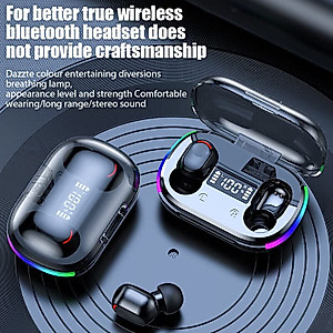 BD&M Wireless Earbuds, Bluetooth Gaming Earbuds Wireless Headphones, TWS Earphones in-Ear Wireless Ear Buds, for Gaming, Workout, Sports, Work, Running, Gym.