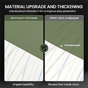 Green Peel and Stick Wallpaper 118.1''x17.7'' Green Contact Paper for Cabinets and Drawers with Tools, Removable Self Adhesive Thicken Wall Paper for Home Wall Decoration and Covering Old Furniture