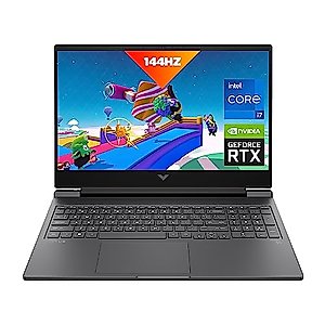 HP Victus 16 Laptop, FHD IPS 144Hz Display, 7ms Response Time, 13th Generation Intel Core i7-13700H, 16 GB RAM, 512 GB SSD, NVIDIA GeForce RTX 4060 GPU (8 GB), Windows 11 Home, 16-r0010nr (2023)
