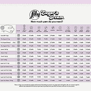 Lily Sugar'N Cream Hot Pink Yarn - 6 Pack of 71g/2.5oz - Cotton - 4 Medium (Worsted) - 120 Yards - Knitting/Crochet