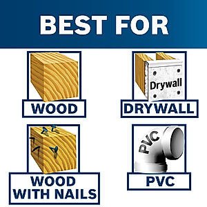 BOSCH OSL003VP 3-Piece 1-1/4 In. Starlock Oscillating Multi Tool Assorted Set Plunge Cut Blades for Mixed Applications in Metal, Wood, and Other General Purpose Materials