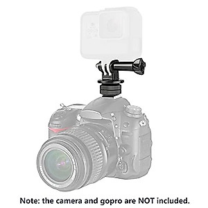 NEEWER Phone Holder / Hot Shoe Mount Adapter Kit Compatible with Action Camera GoPro Hero 11 10 9 8 7 6 5, DJI OSMO Action/Action 2, iPhone13 Pro Max, Samsung, Attaching on DSLR Camera or Ring Light