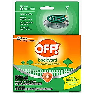 OFF!. S C Johnson Country Fresh Scent Mosquito Coil III Refills, 6 Refills (Pack of 6)