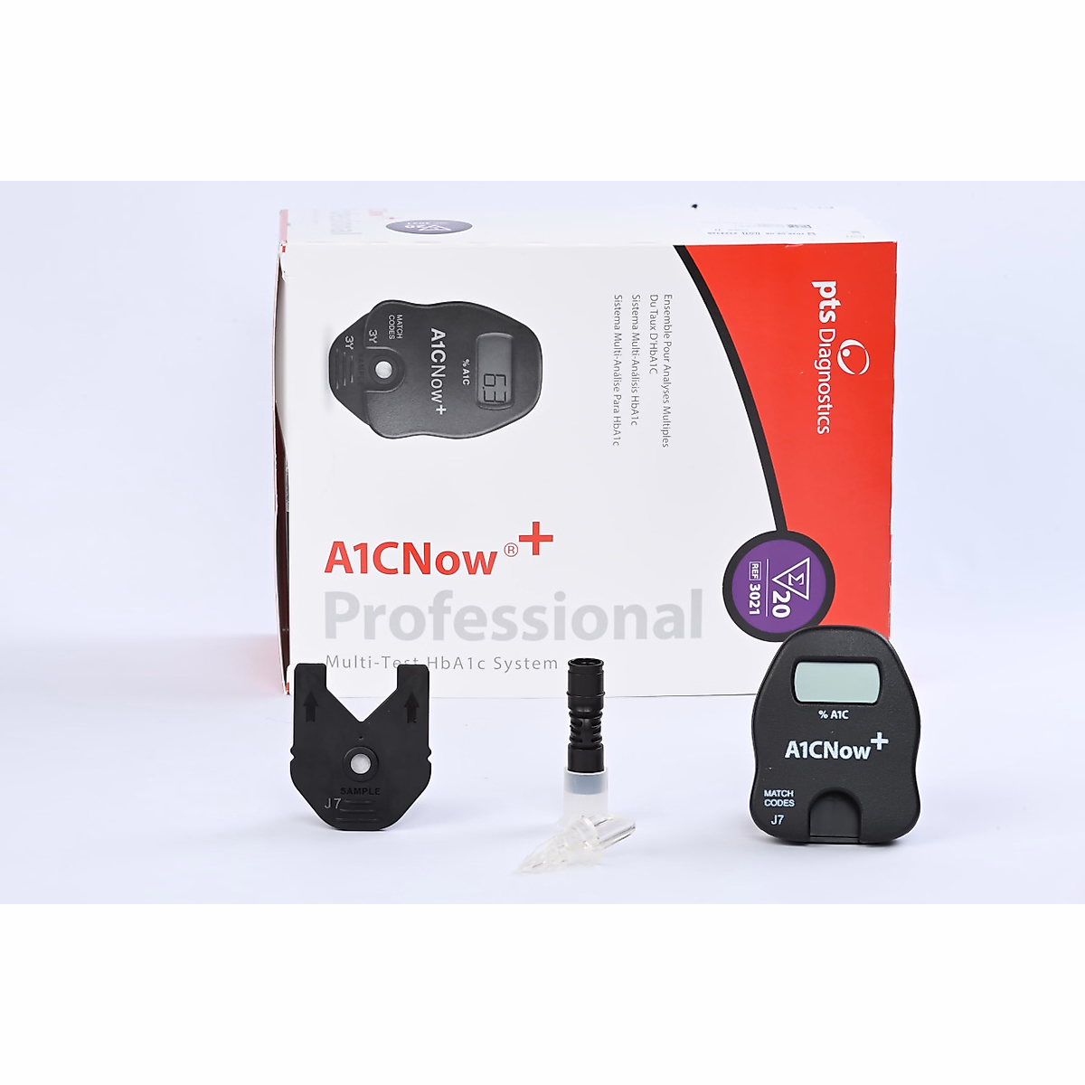 A1CNow+, Hba1c Blood Monitor w/ Sampler, 20 Test Kit