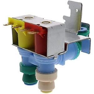 Water Inlet Valve Replacement For KitchenAid KBFS20EVMS9 KBFS20EVWH10 KBFS20EVBL6 KBFS20EVWH6 KBFS20ECBL00 KBFS20ECMS00 KBFS20ECWH00 KBFS20EVBL10 KBFS20EVBL8 KBFS20EVMS11 KBFS20EVMS13 Refrigerator…