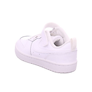 Nike Boy's Court Borough Low 2 (Little Kid) White/White/White 1 Little Kid M