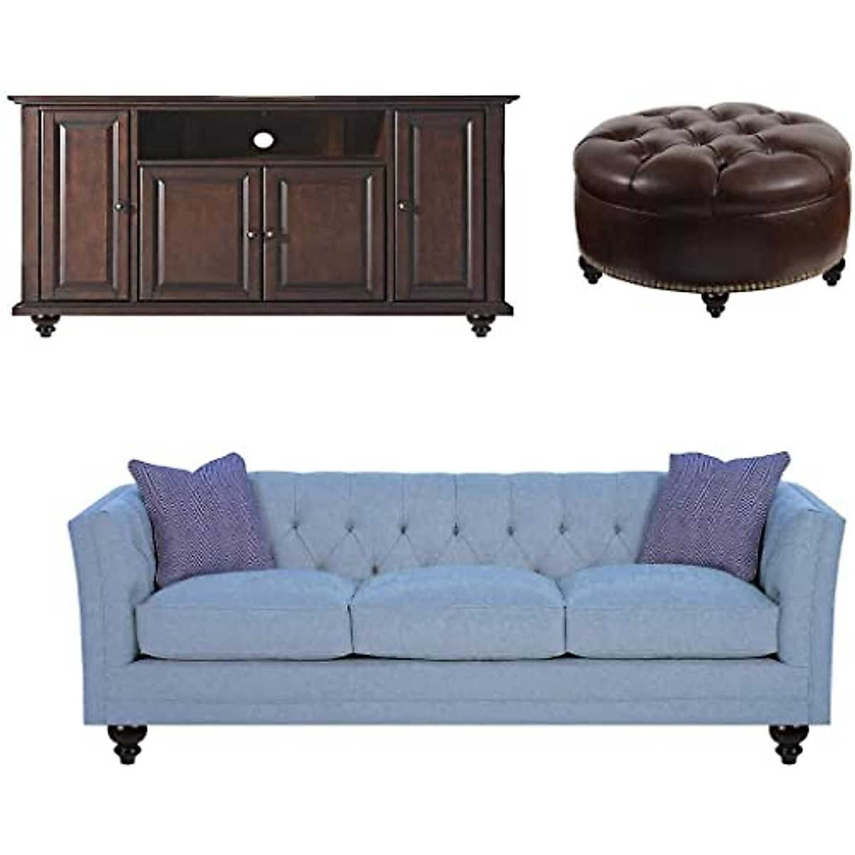 ETomey DIY Replacement Feet ，Set of 4 Solid Wood Furniture Legs, Crude Wood Feet in Rubberwood, M8 Threaded Rod Sofa Feet,for Cabinet Couch TV Stand (Color : 10cm/4inch) (Color : 8cm/3.15inch)