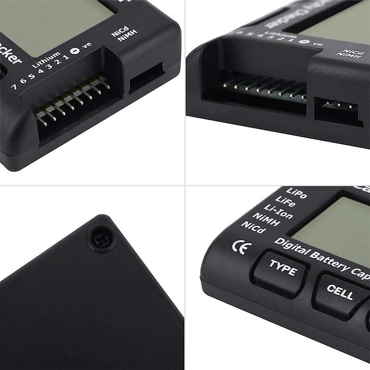 SoloGood RC Cellmeter 7 Digital Battery Capacity Checker Lipo Battery Tester RC Battery Voltage Tester for LiPo/Li-ion/Nicd/NiMH Cell Meter Battery Checker Tester