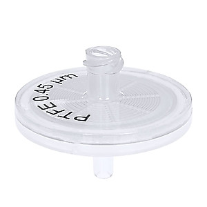 GVS Filter Technology, Syringe Filter, ABLUO, 25mm, PTFE Membrane, 0.45µm, PP Housing, 10/pk