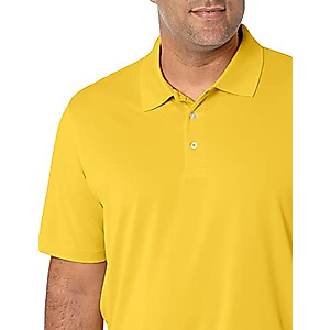 Amazon Essentials Men's Regular-Fit Quick-Dry Golf Polo Shirt (Available in Big & Tall), Golden Yellow, XX-Large