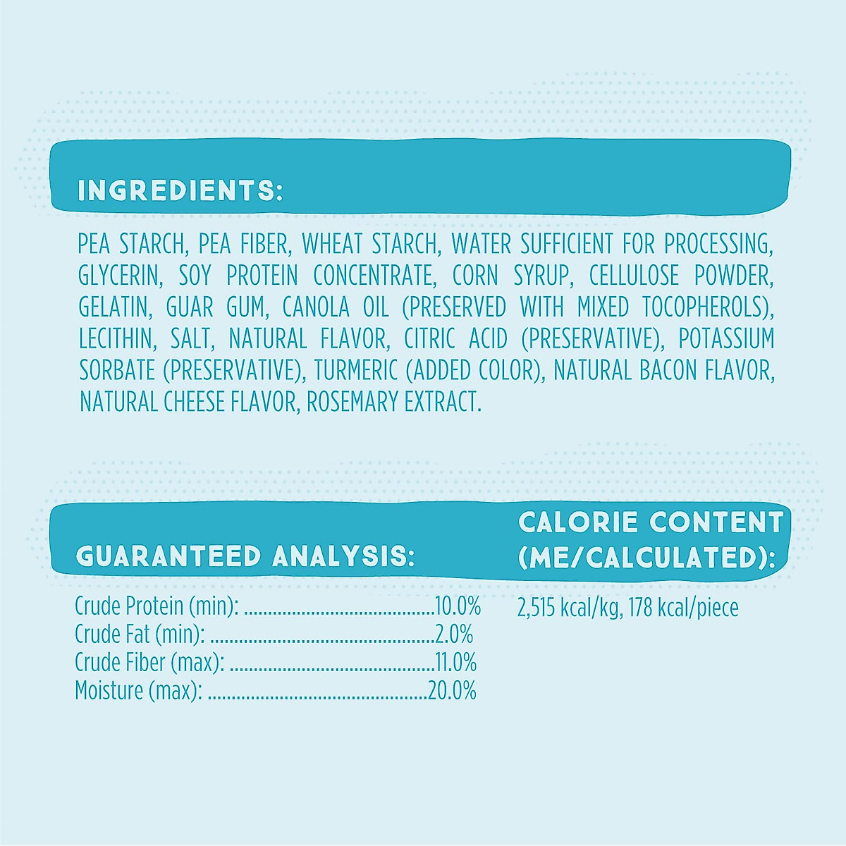 Ultra Chewy Pawsible Chewy Curls - Plant-Based Dog Treats Made in USA, Bacon and Cheese Flavor - Healthy, Wholesome Reward, Easy to Digest Rawhide Free Snack - 7 Count