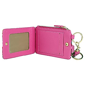 Julia Buxton Fuchsia Floral Blooms Everywhere Lanyard