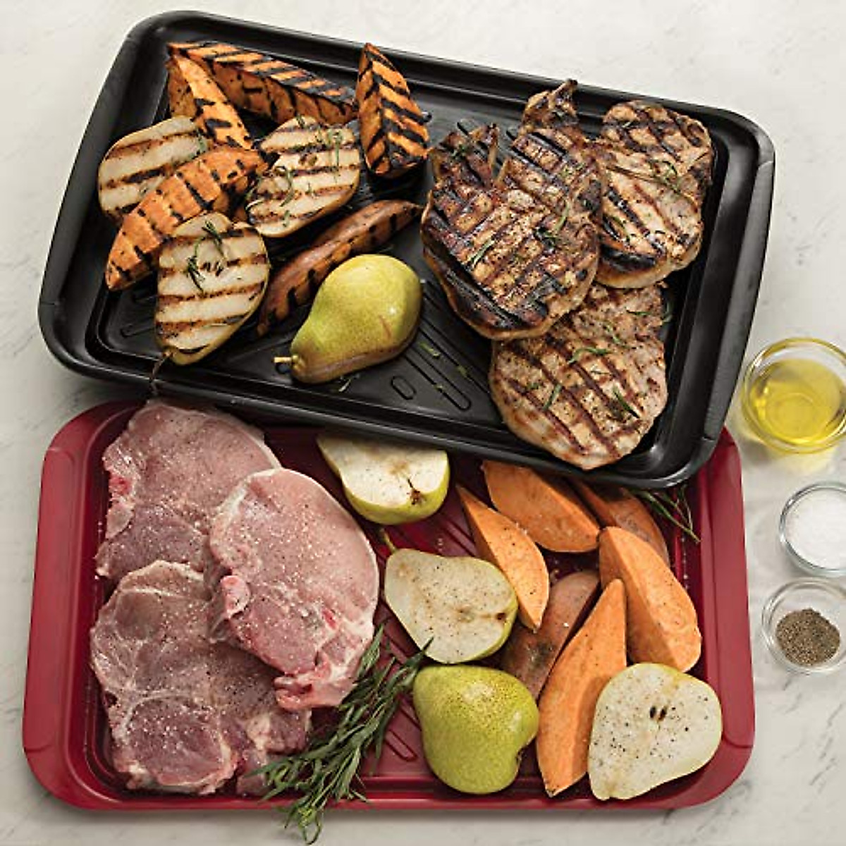 Cuisinart Grilling Prep Trays and Marinade Container Bundle